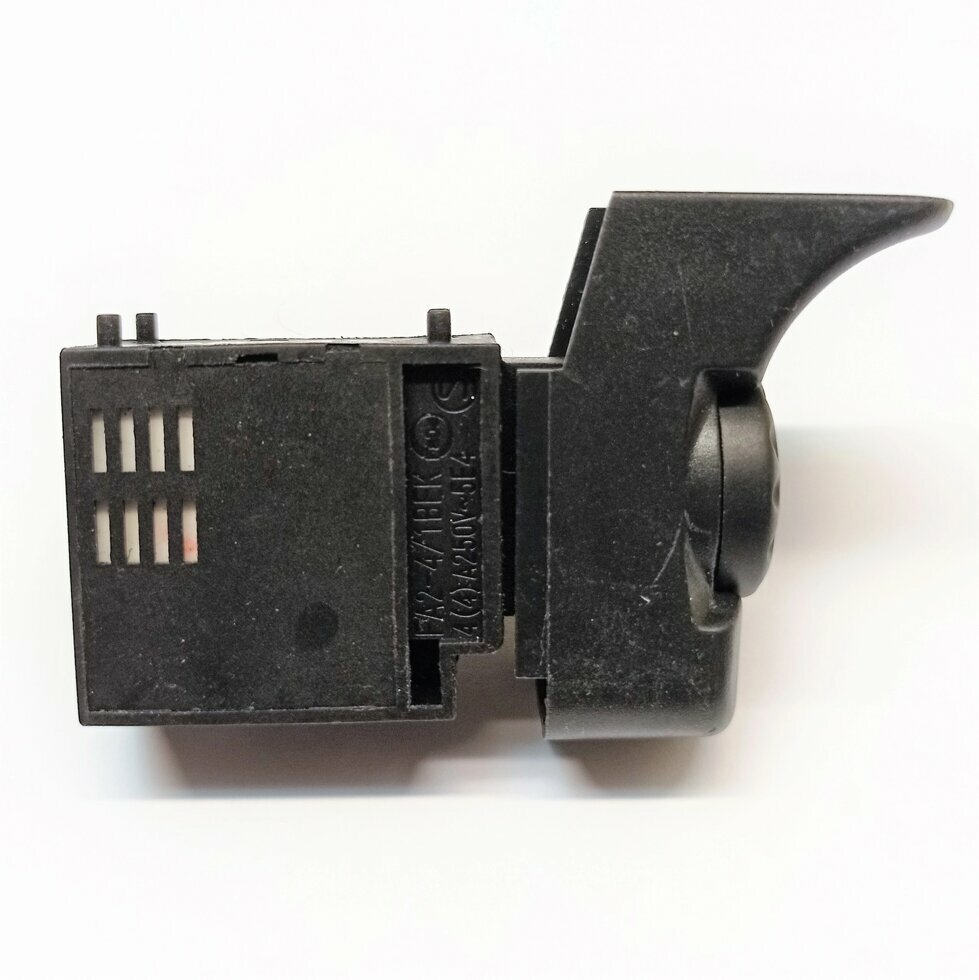 Выключатель лобзика Калибр ЛЭМ-700Ем ЛЭМ-700Е кнопка FA2-4/1BEK 4А 250В с фиксатором нажатия с регулятором оборотов