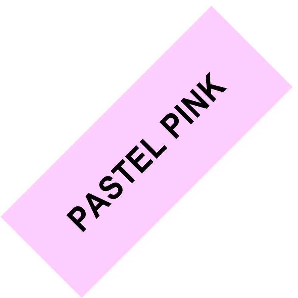 Fimax лента для этикеток черная белая 6/9/12 мм Gray on Baby Pink, 18 мм