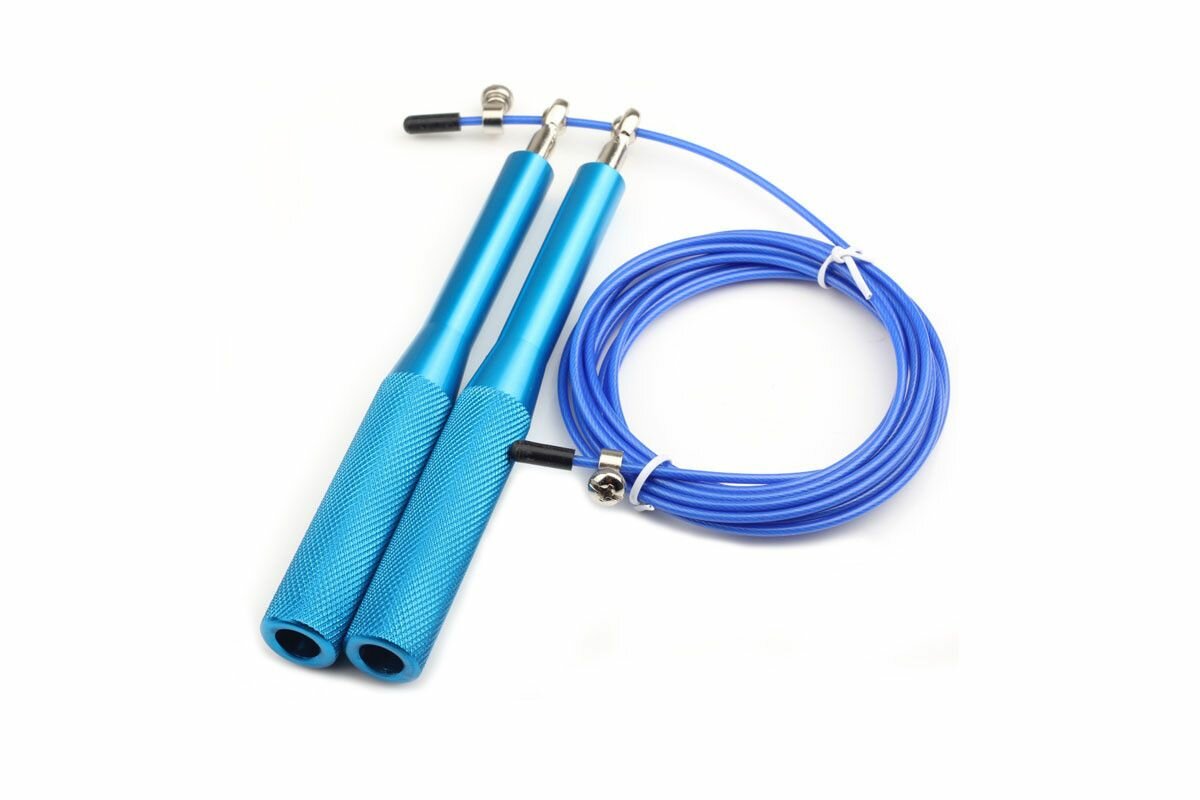 Скакалка скоростная Hawk SRP-445, алюминий 3,0 метра (синяя)