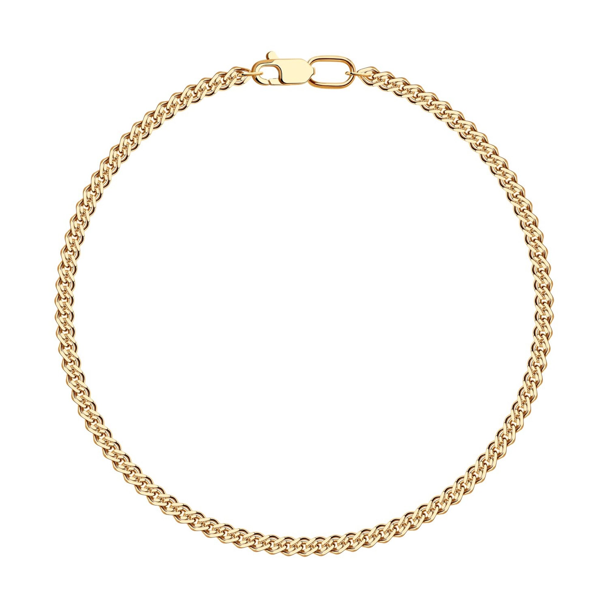 Браслет, красное золото, 585 проба