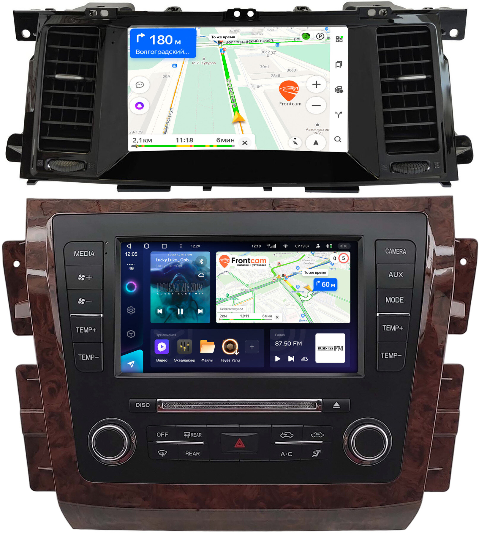 Штатная магнитола Infiniti QX56 2010-2013, QX80 2013-2020 (авто без кнопки APPS) Teyes CC3 4/64 9" RM-9-2222 Android 10 (4G-SIM, DSP, QLed)