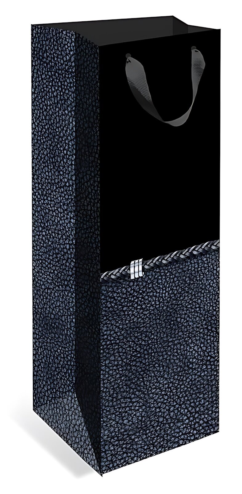 Пакет подарочный Арт и Дизайн ламинированный под бутылку, 120х360 мм