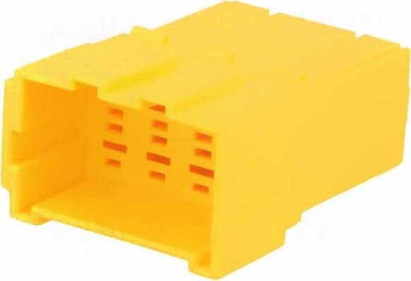 Разъем TE Connectivity 969191-2 Разъем провод-провод Junior Timer вилка "папа" PIN 8 желтый 1шт