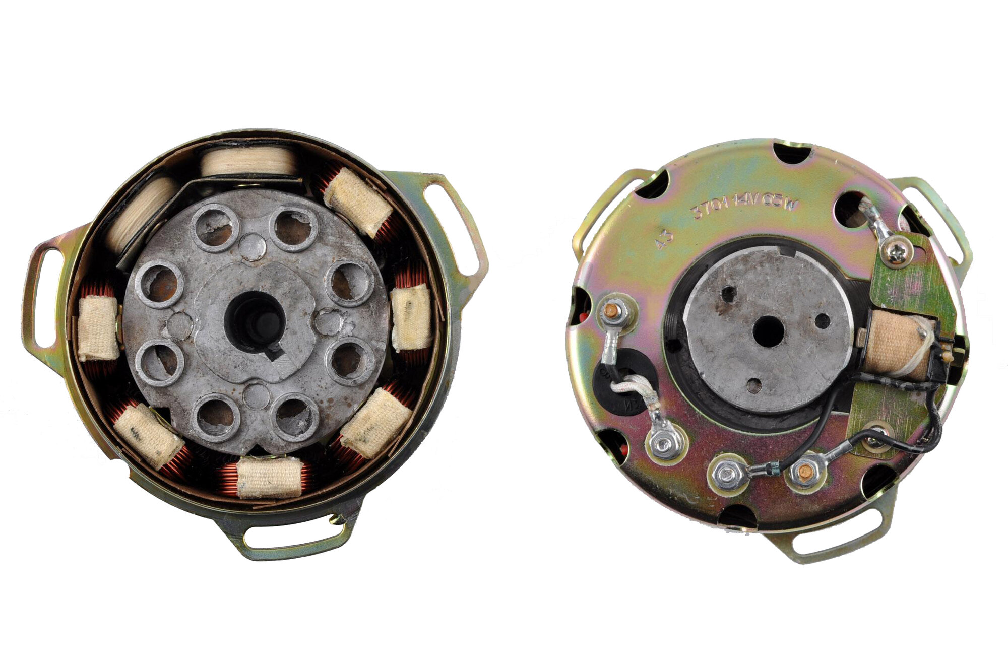 Генератор мотоцикла Минск, Восход, 14В 90Вт (43A.3701)