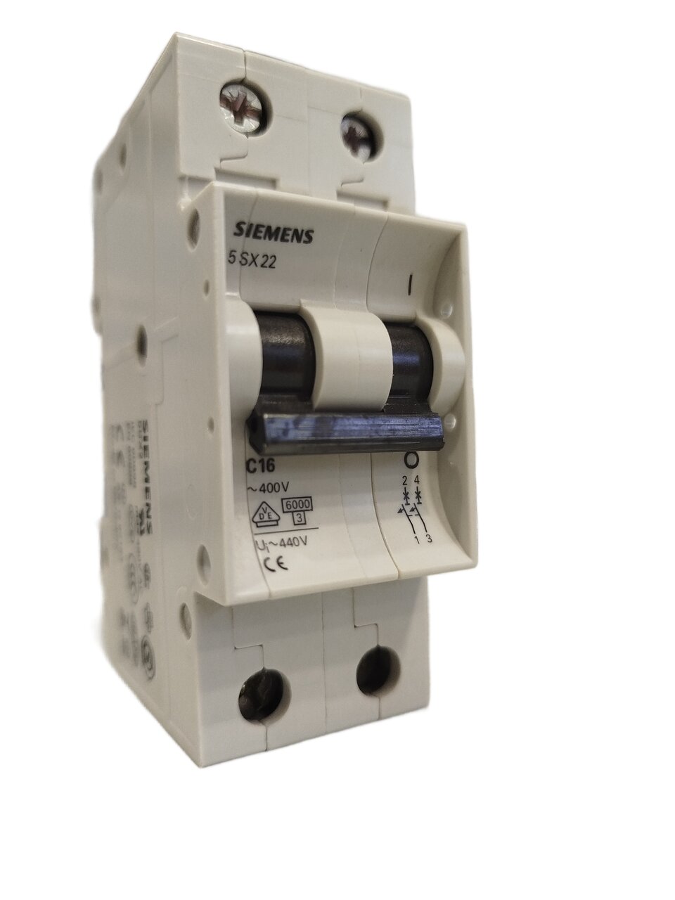 Выключатель автоматический 2Р 16А 6кА С SIEMENS
