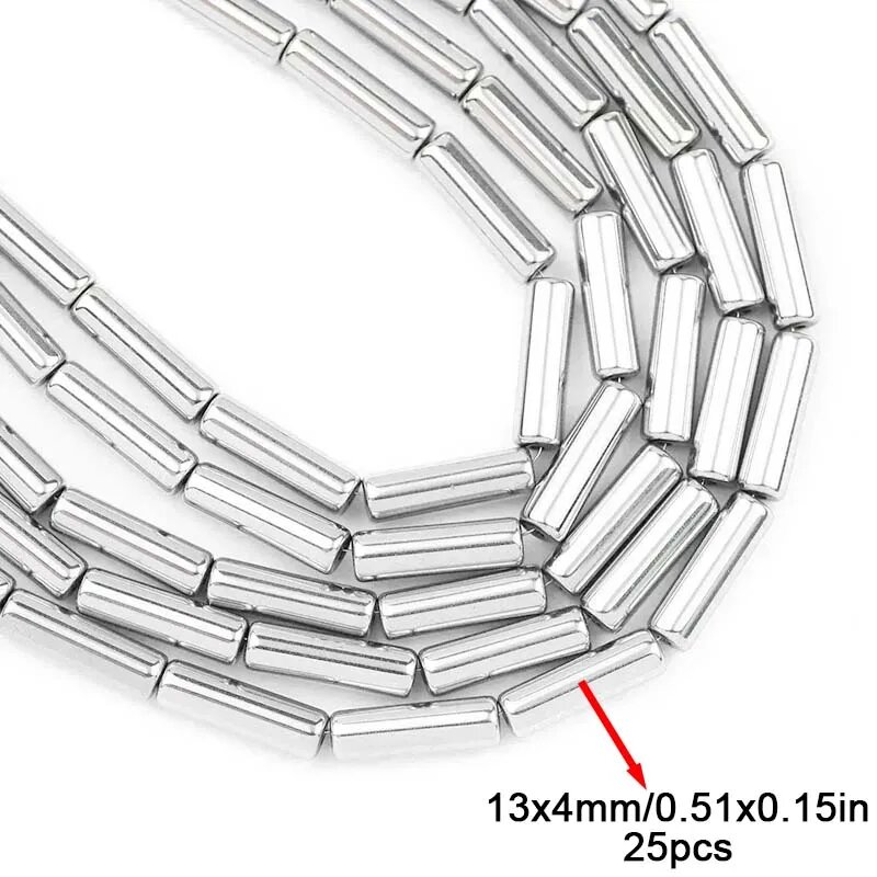 Гематитовые бусины 13x4 мм, 25 шт, HDS357-5