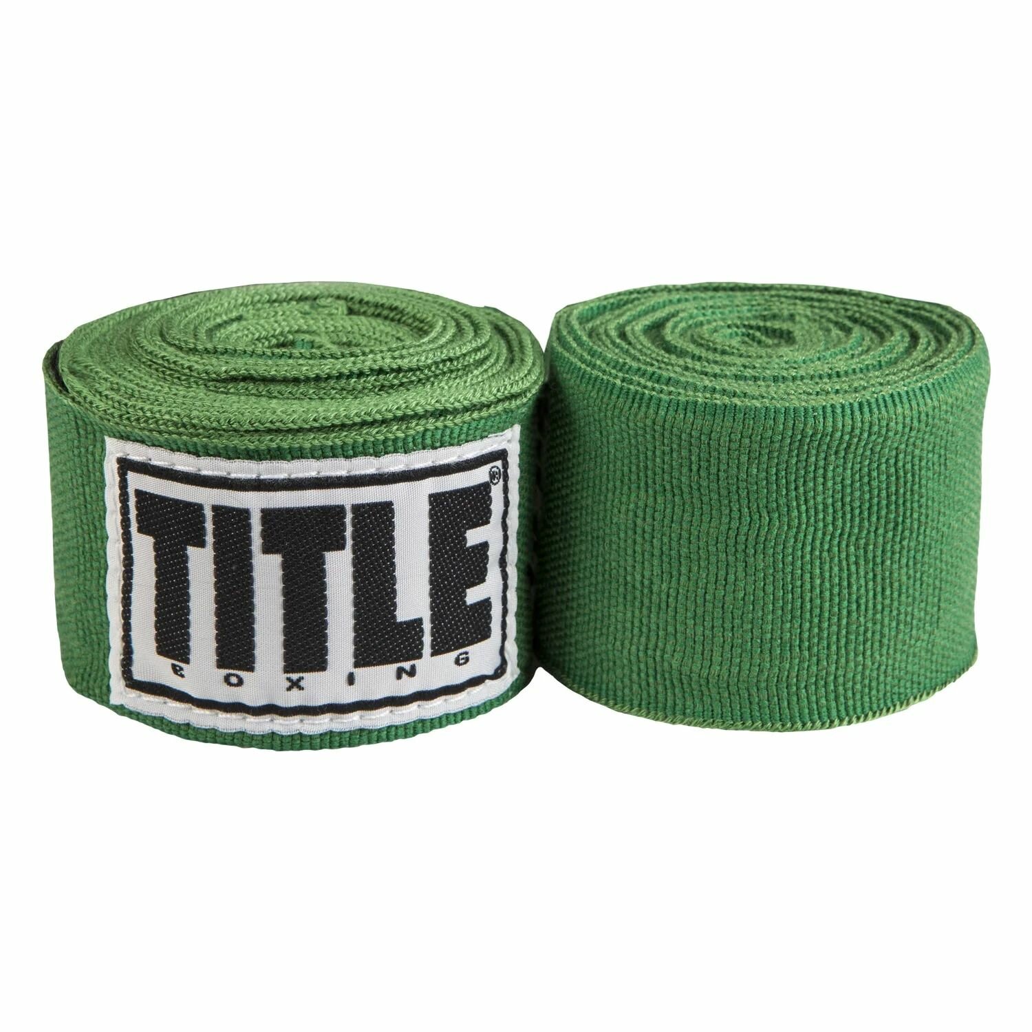 Бинты боксерские TITLE Boxing Select 180" Semi Elastic Mexican Hand Wraps 4,5м, зеленые