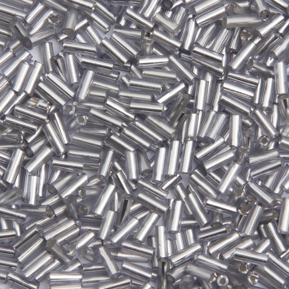 Стеклярус Astra&Craft 5мм, 15г (42А серебристая дымка), 10 упак