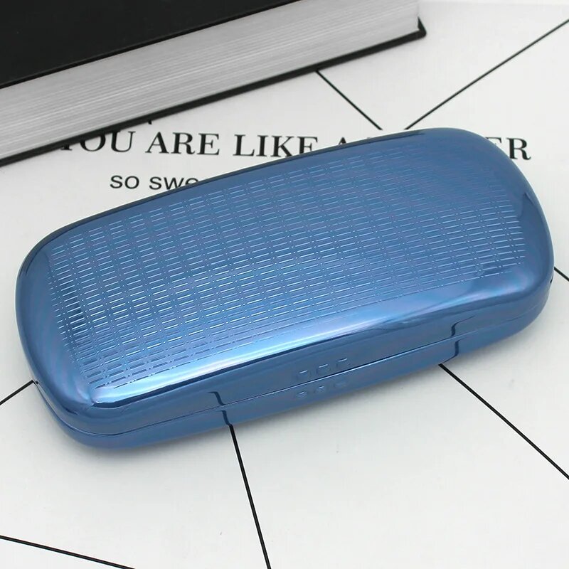 Металлический футляр для очков Blue Color