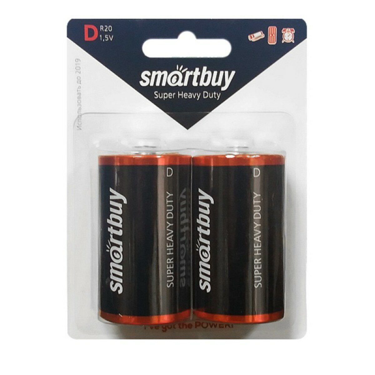 Батарейки R 20 SMART BUY 2 B