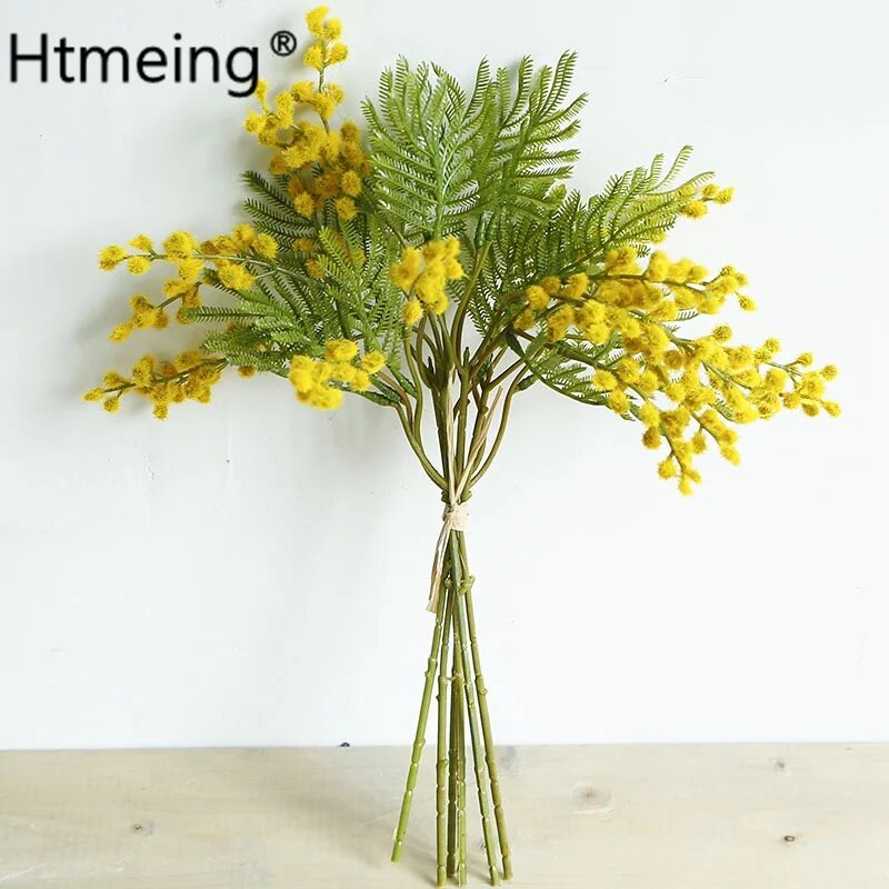 Искусственные цветы Мимоза Htmeing yellow