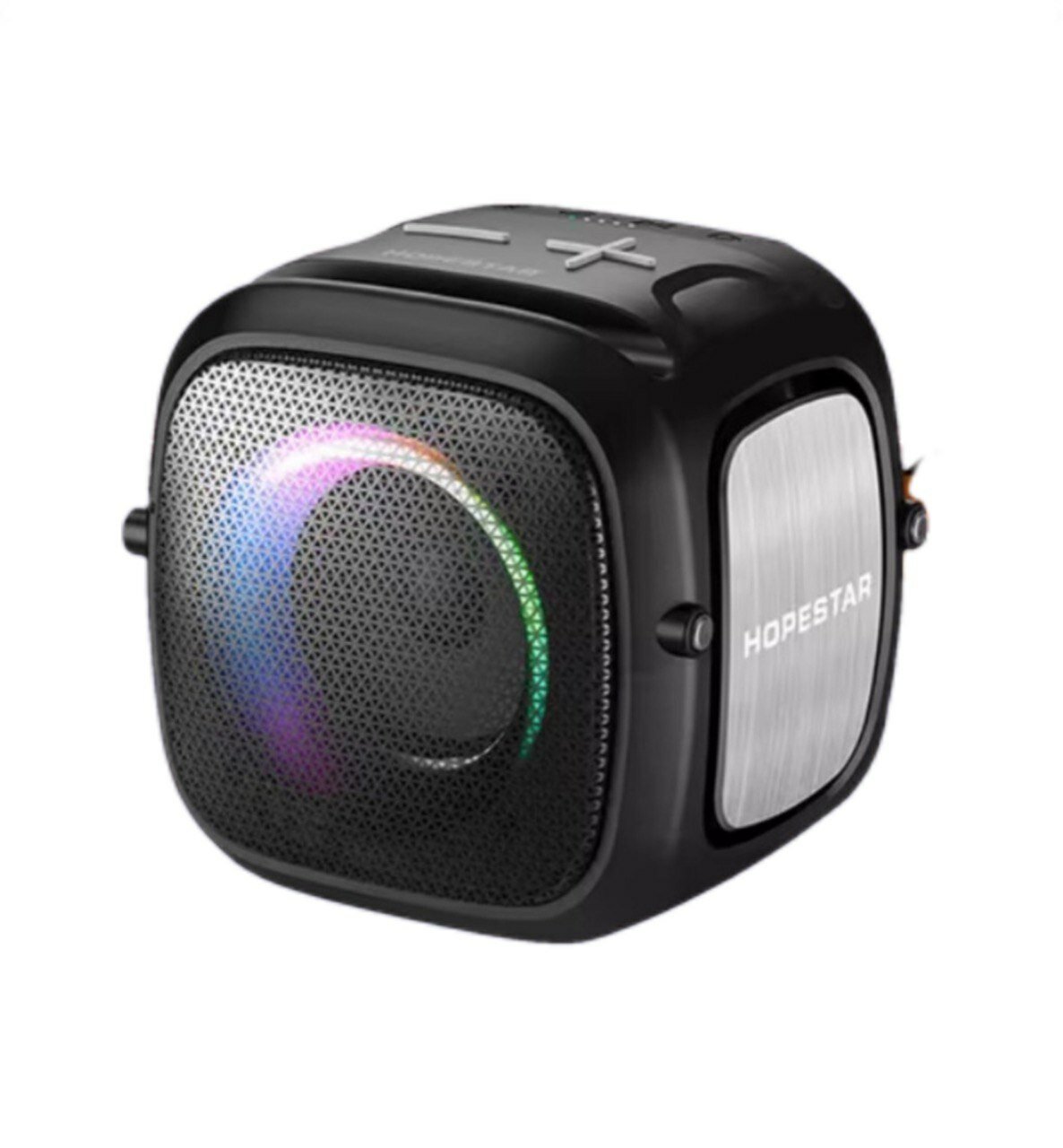 Портативная колонка HOPESTAR "PartyOne Mini", LED-подсветкой, FM-радио, Bluetooth 5.0