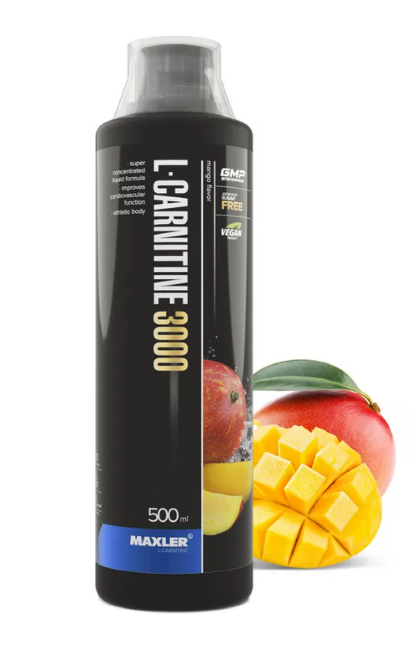 Манго Maxler L-Carnitine 3000 mg (Л-Карнитин 3000 мг) 500 мл (Maxler)