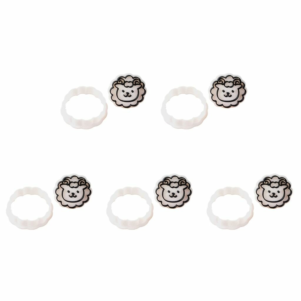 5 комплектов формочек для печенья с мультяшными животными-хлопковые овечки