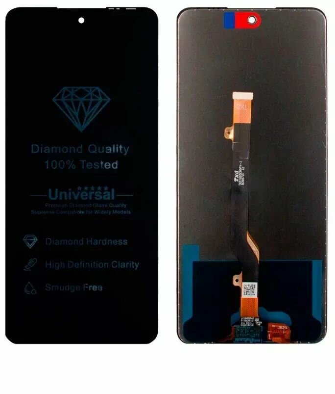 Дисплей для Tecno Pova 2 с тачскрином Черный - OR