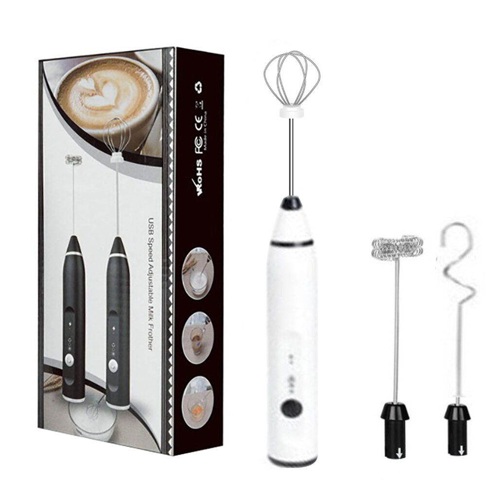USB-вспениватель молока с аккумулятором мини-миксер для капучино, латте и горячего шоколада