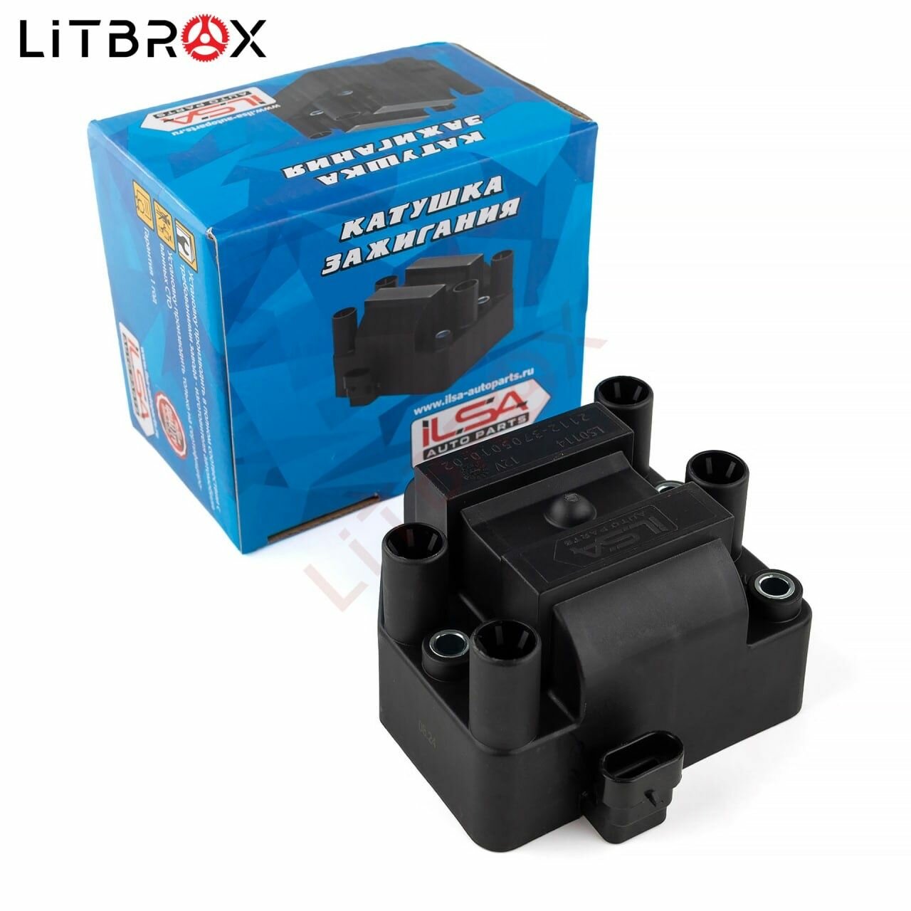 Катушка зажигания (c ЭСУД) 'ILSA' ВАЗ LADA 2108-21099, 2113-2115, 2110-2112, Niva, Chevrolet Niva / LS0114 / 2112-3705010-02