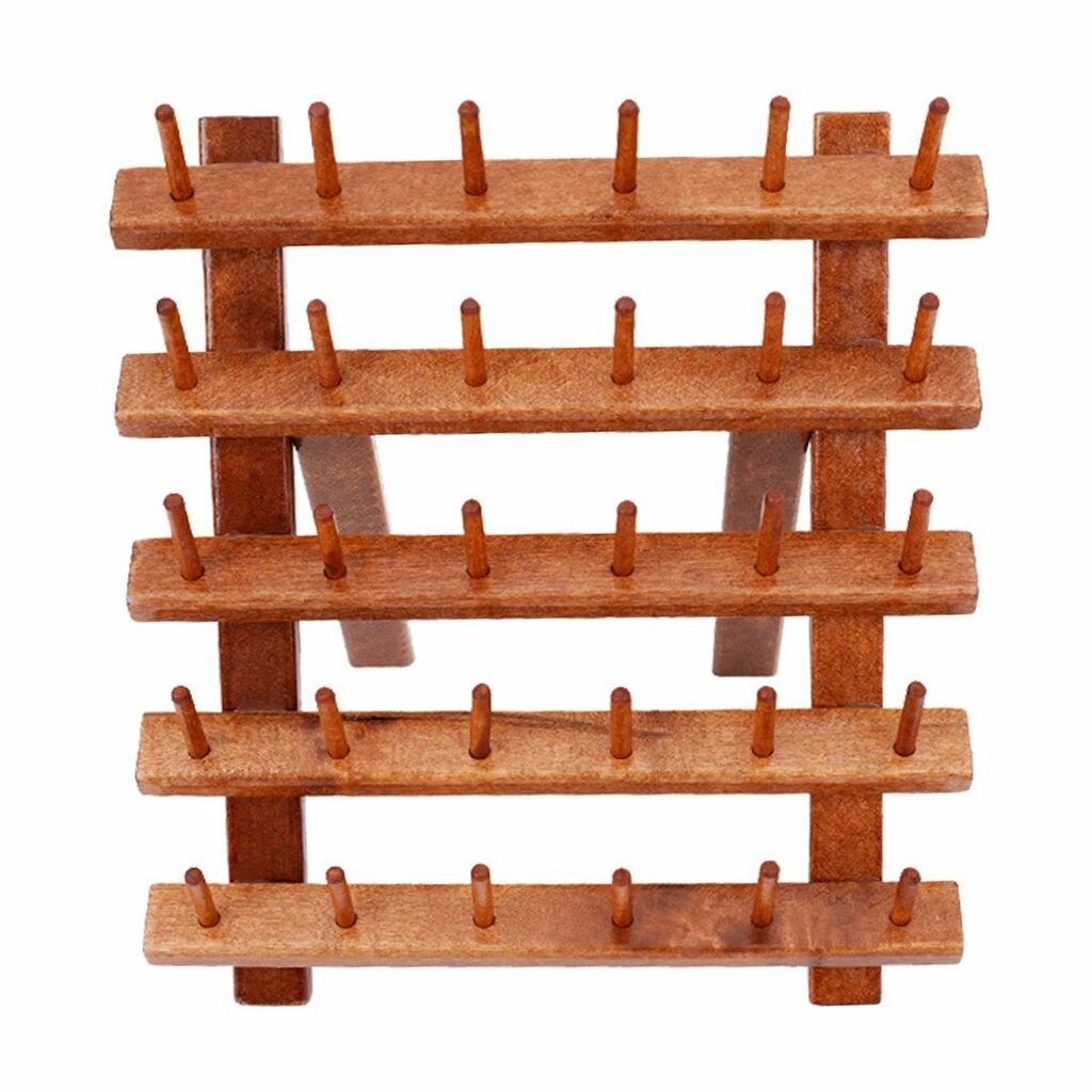 30 деревянных держателей для катушек с нитками, органайзеры вышивки и шитья