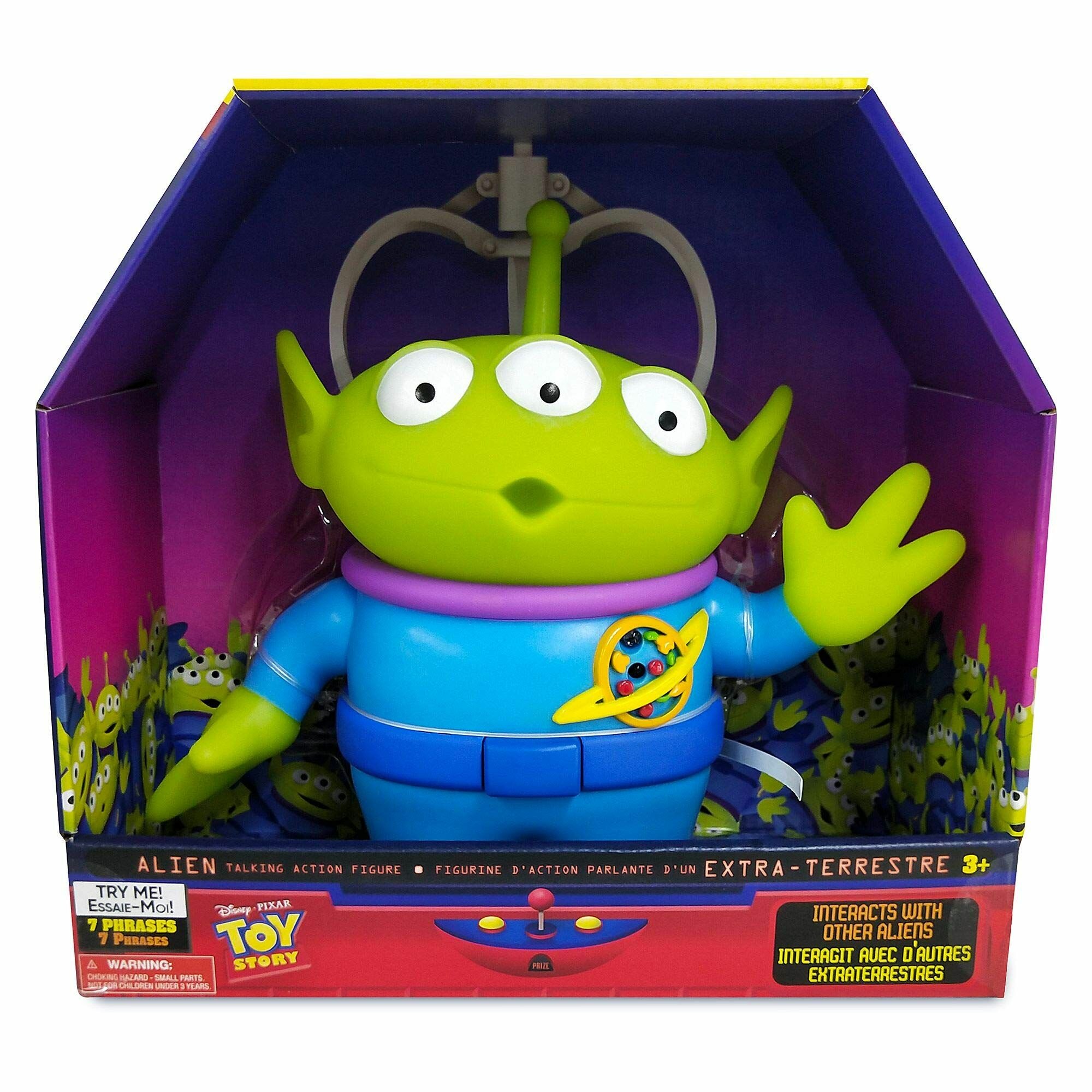 Disney Toy Story Pixar Alien / Интерактивная Говорящая Фигурка Инопланетянина Из "Истории Игрушек", Подходящая Для Детей В Возрасте От 3 Лет И Старше