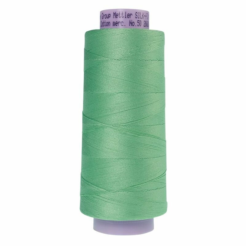 Нить для машинного квилтинга METTLER "Silk Finish", Cotton 50, 1829 м, цвет 0220, Meadow