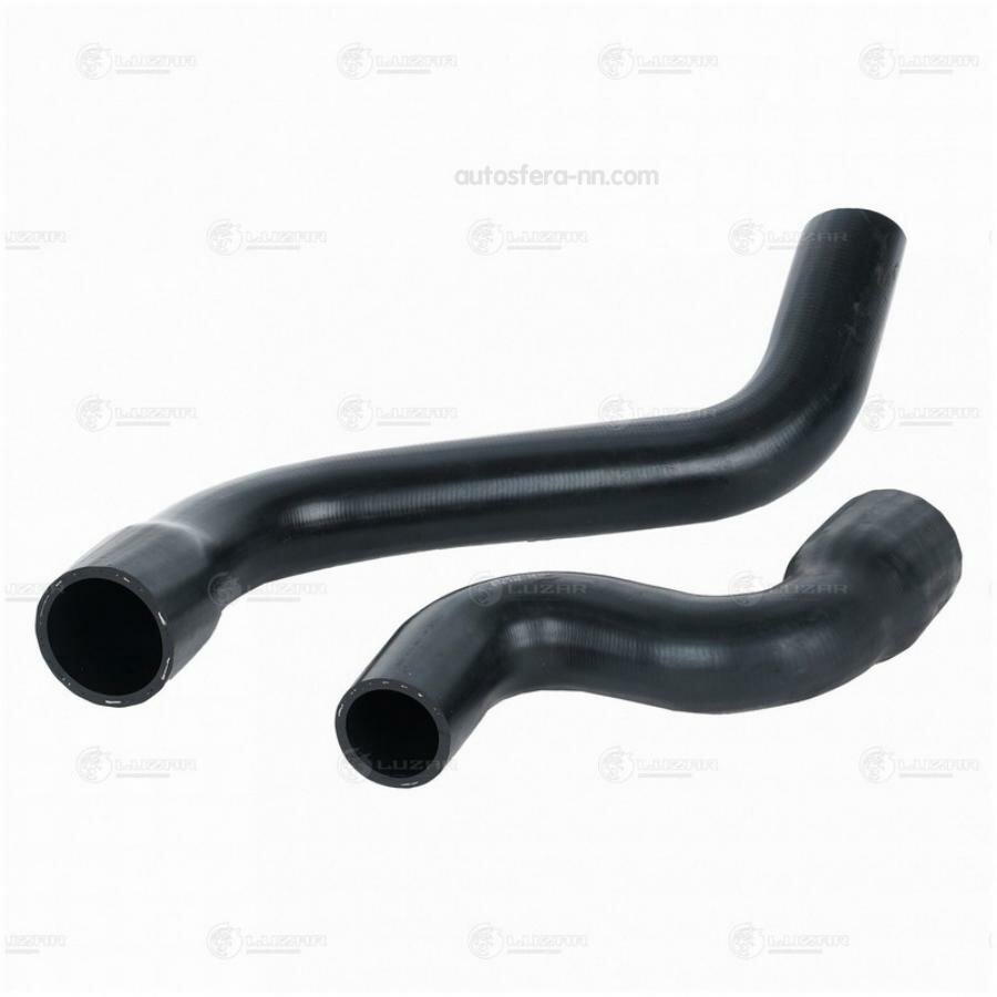 LUZAR LPK0312 Патрубок радиатора GAZON NEXT с двиг. ЯМЗ-534 (EPDM, кмпл, 2 шт)
