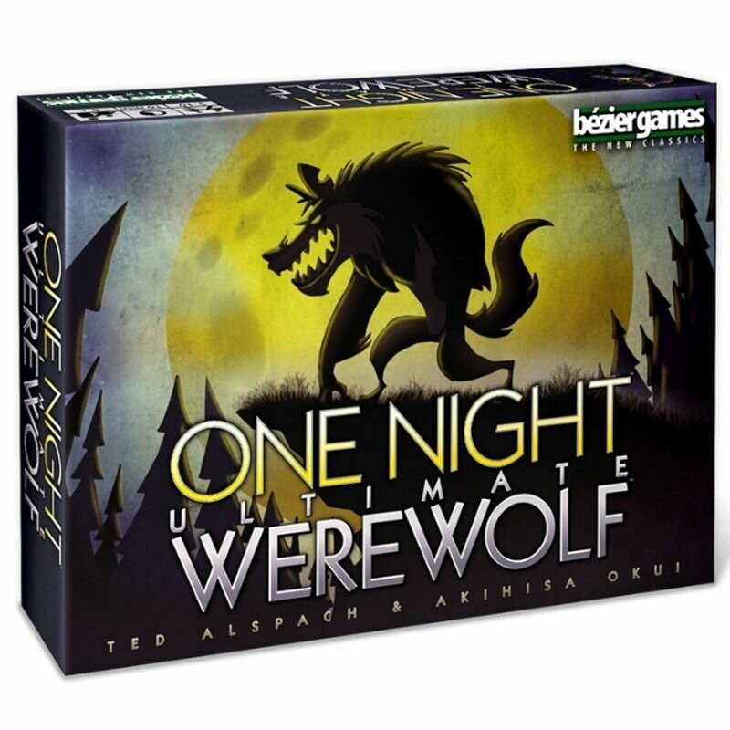 Карточные игры One Night Ultimate Werewolf 10-минутный быстрый стол Английский вариант=v=