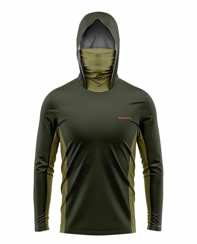 SIMMS Толстовка с длинным рукавом, футболка, защита от солнца, рыболовный костюм