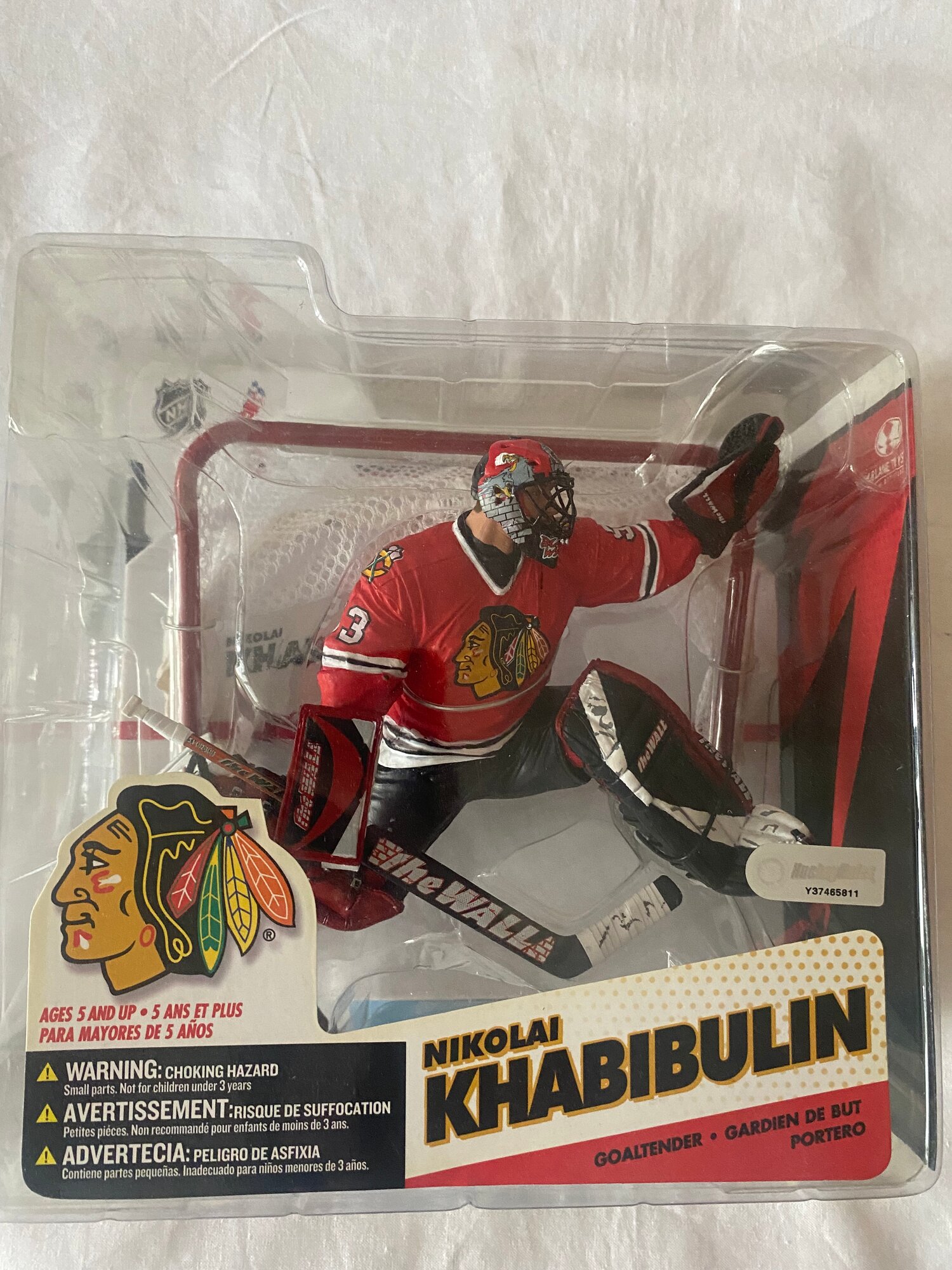 Фигурка хоккеиста NHL Chicago Николай Хабибулин вратарь Чикаго Блекхокс