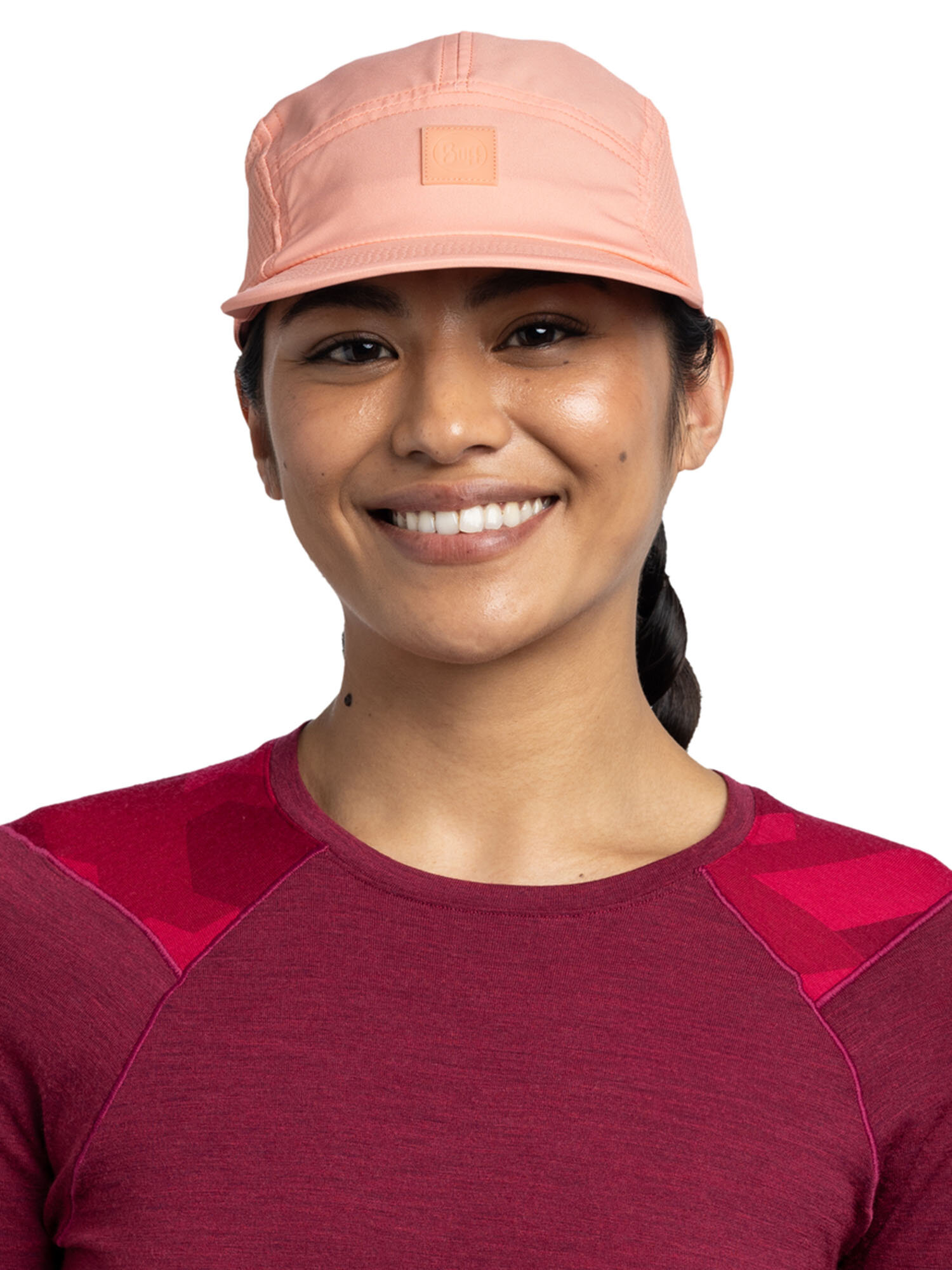 Кепка Buff 5 panel go cap для взрослых и детей, размер S, оранжевый — фото 1