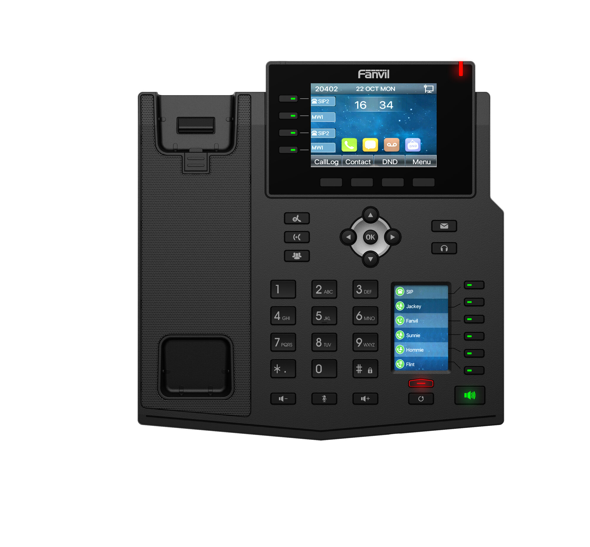 Телефон IP Fanvil X303-2 Wire черный