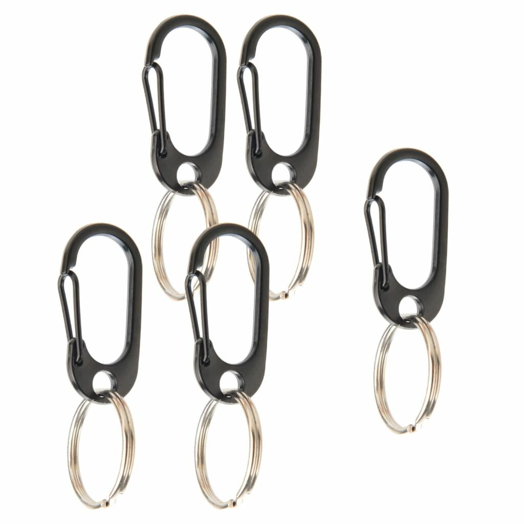 Цинковый сплав Карабин Многофункциональный зажим для ремня, Черный