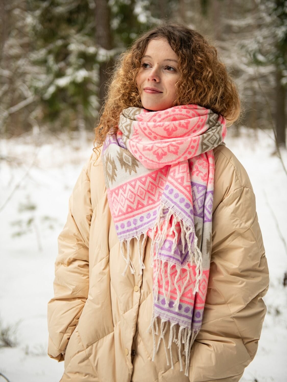 Шаль Базовая коллекция для женщин