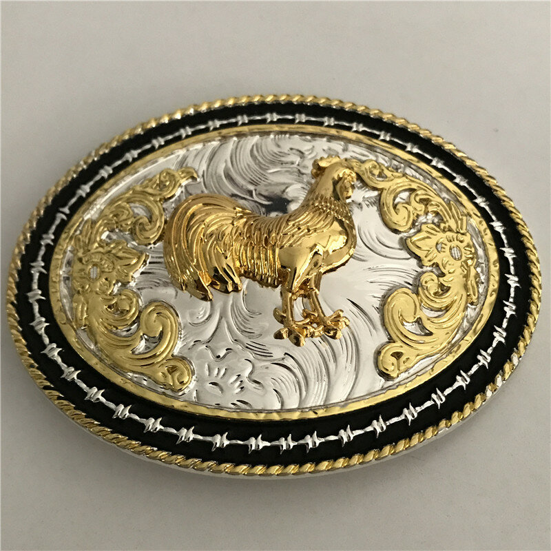 Пряжка декоративная для ремня с золотой петух пряжка для ремня женская