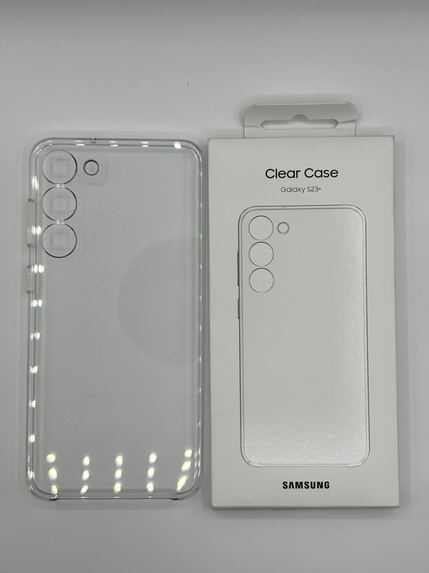 Чехол (клип-кейс) Samsung для Samsung Galaxy S23+ Clear Case прозрачный (EF-QS916CTEGRU)