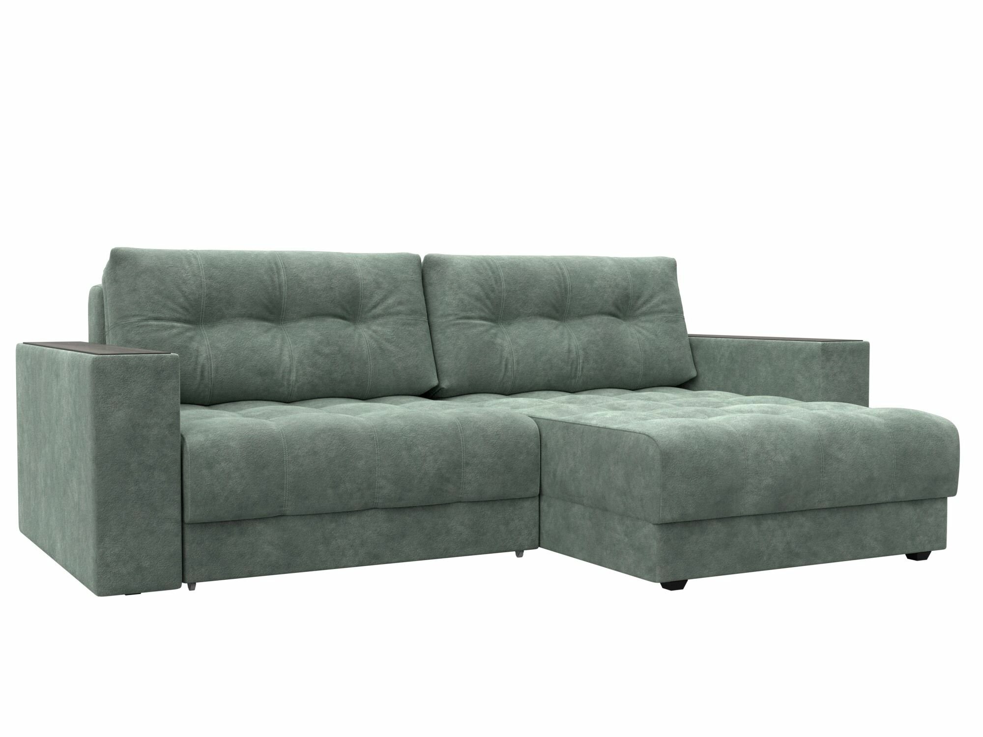 Диван угловой с декором Бруно НПБ, Велюр