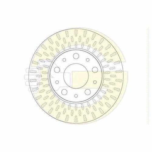 Диск тормозной передний Girling 6047715 для Citroen JUMPER; Fiat DUCATO; Peugeot BOXER