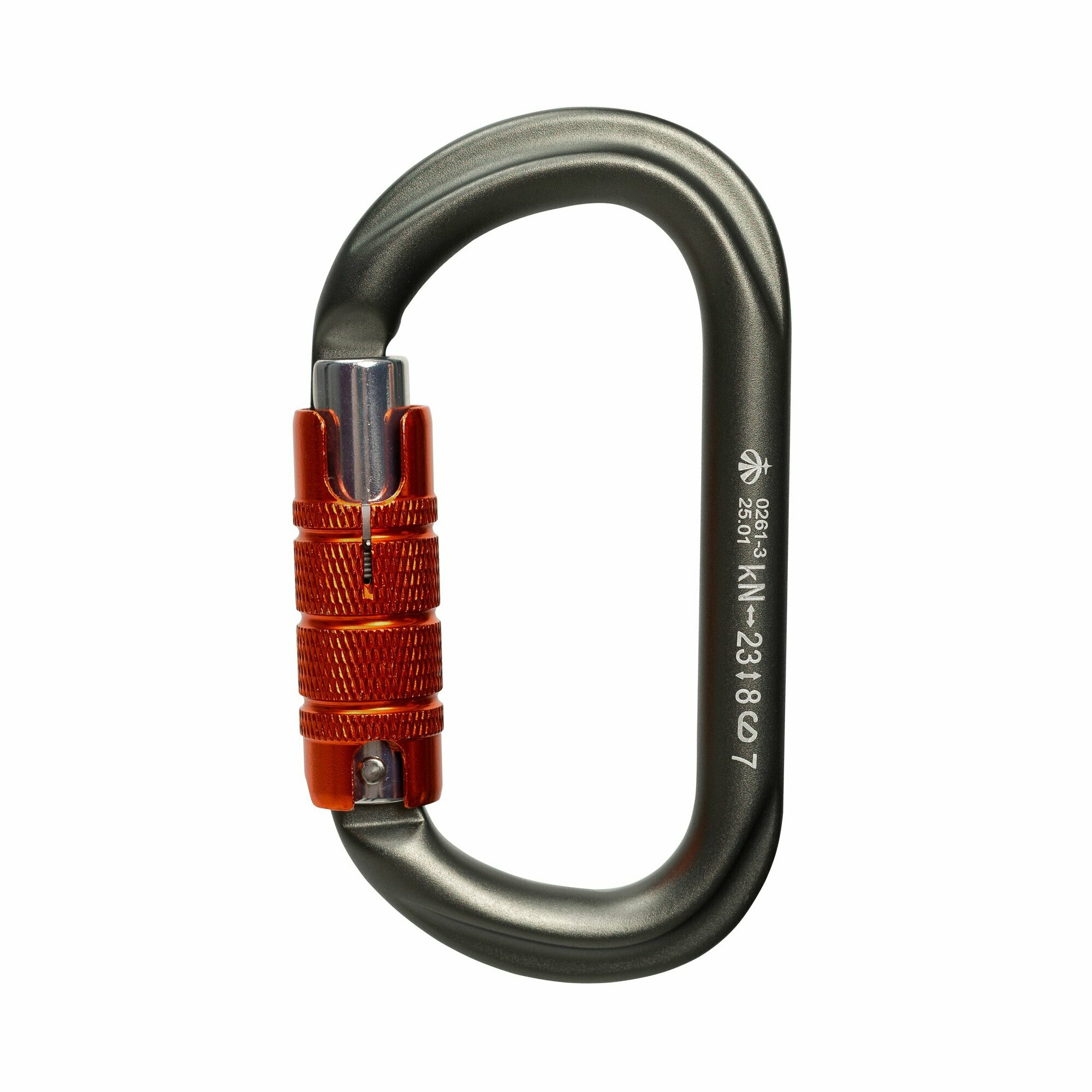 Карабин "GRAY" овал трехтактный (Keylock) ver 0261-3