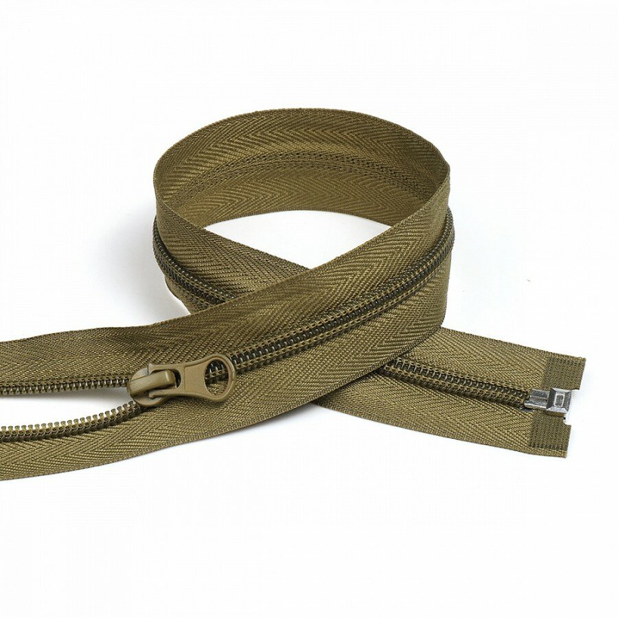 Молния MaxZipper пласт. спираль N5-N 50см цв. S888 св. хаки уп.10шт