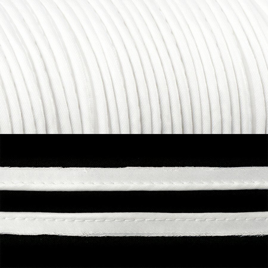 Кант TBY атласный шир.11мм цв. F101 белый уп.65,8м