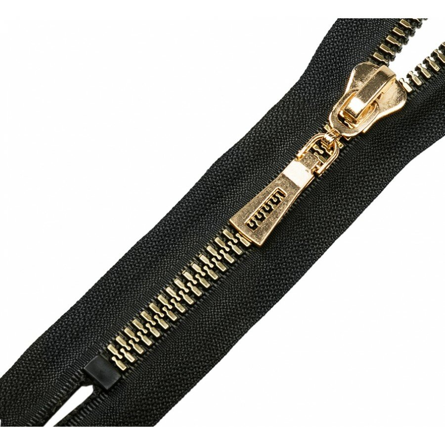 Молния MaxZipper трактор N8 TT2, н/р 18см, цв. черн/золото