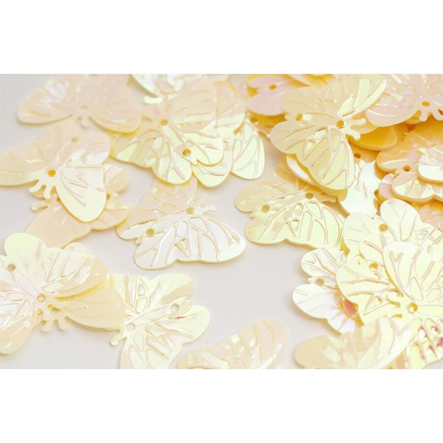 Пайетки россыпью Ideal TBY-FLK288 15х20мм цв.020 св. желтый уп.50г