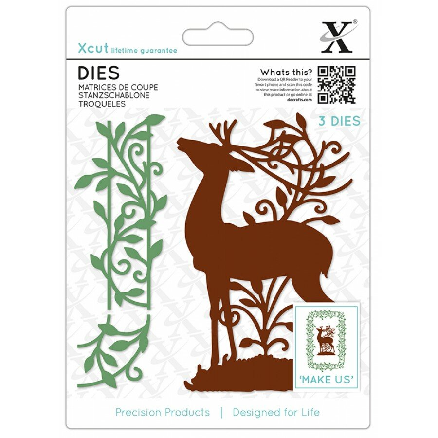 Набор ножей для вырубки Лесной олень DOCRAFTS XCU504074