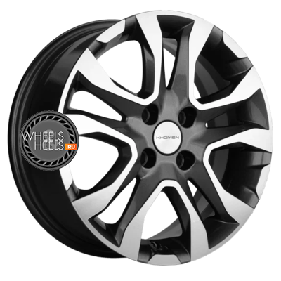 Диск автомобильный литой Khomen Wheels KHW1503 (Lada Granta) 15x6 4x98 et36 dia58.5 Gray-FP