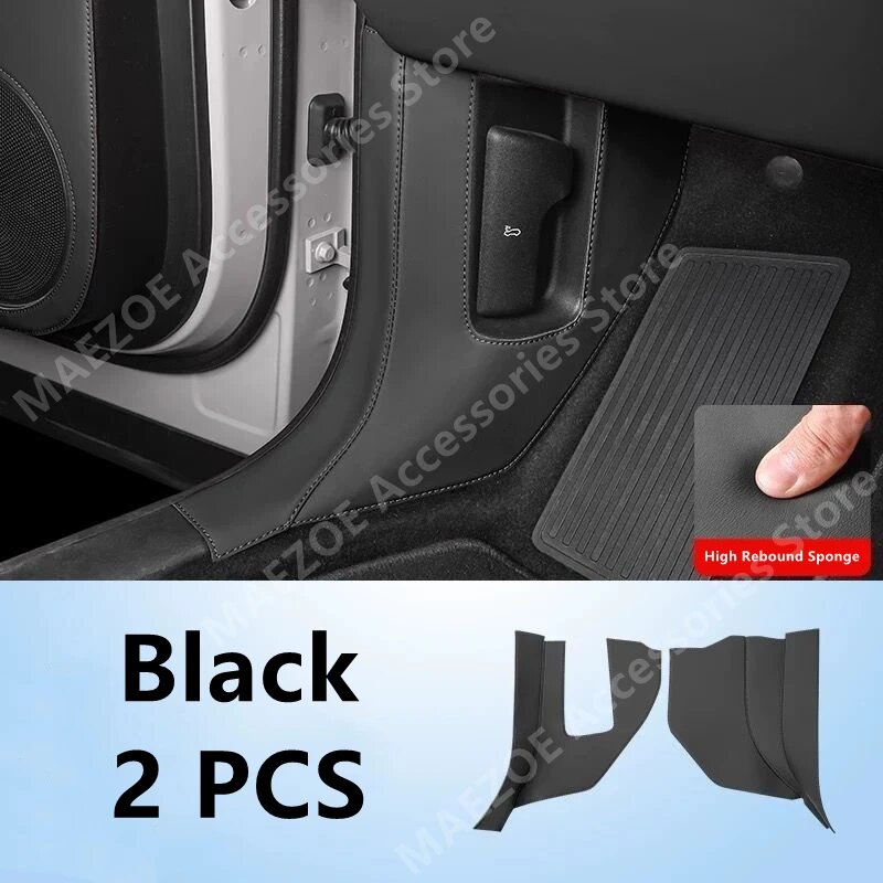 Для LI AUTO LIXIANG L6/L7/L8/L9 кожаная противоударная накладка для водителей и Black, For L7