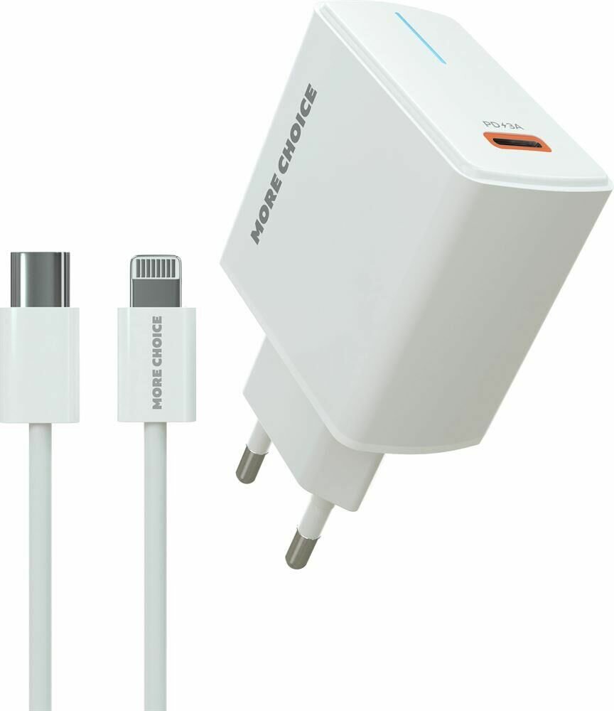 Зарядное устройство More Choice для телефона NC60i белое