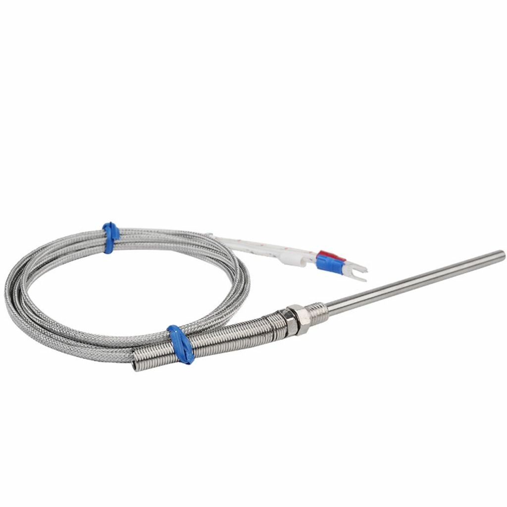 1/2/3/4/5 млн кабель k Тип Термопары нержавеющий зонд 0-400 Датчики температуры водонепроницаемые, 10CM - 3m1