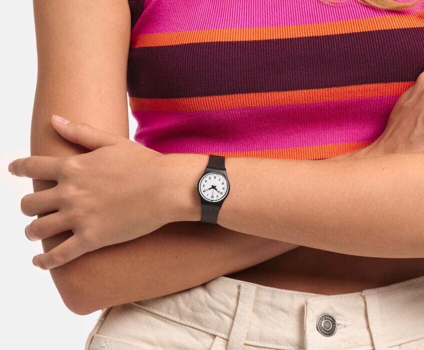 Наручные часы Swatch, белый, — фото 1