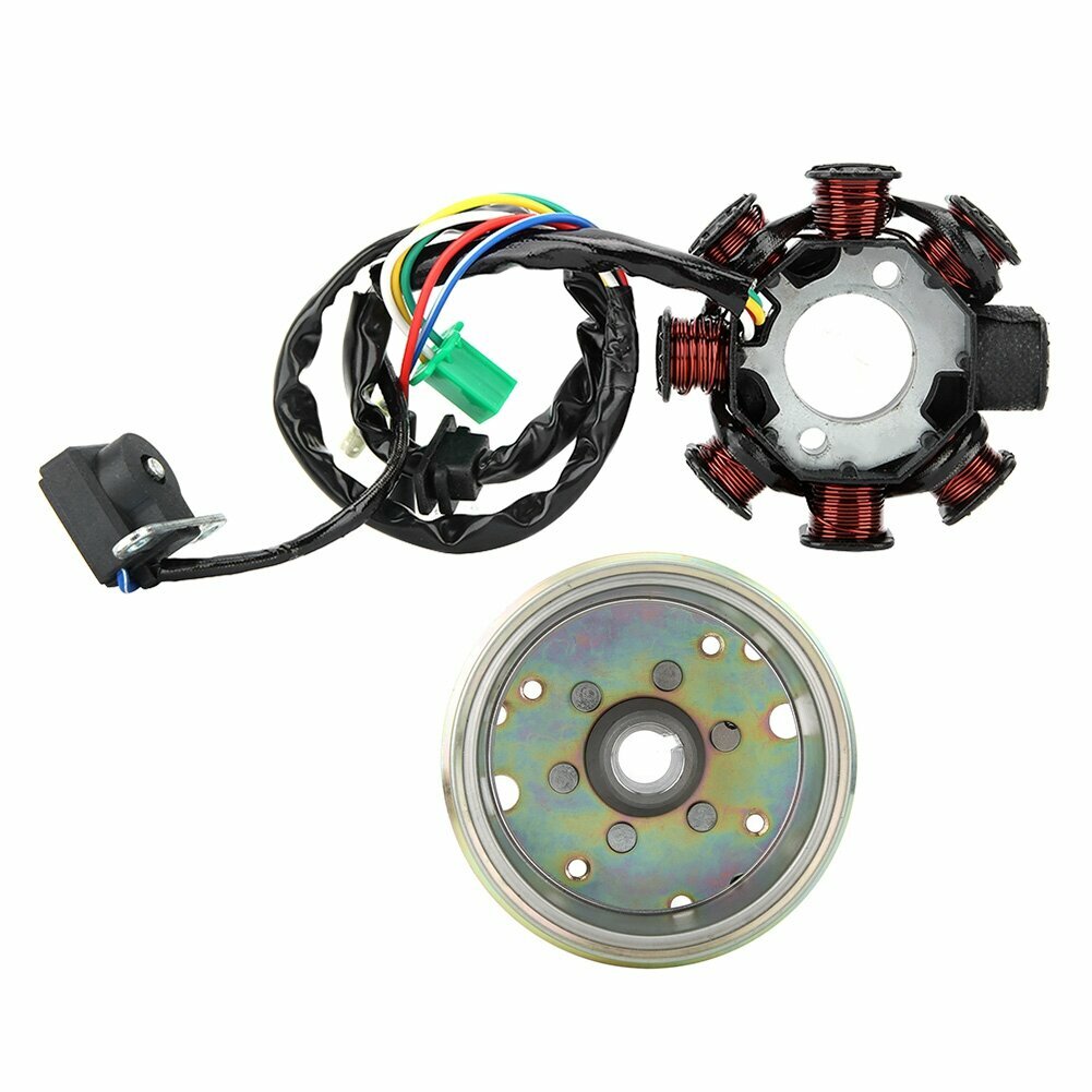 Генератор Магнито Статор Катушка 8 Полюс подходит для GY6 125-150CC Scooter Atv Accessy