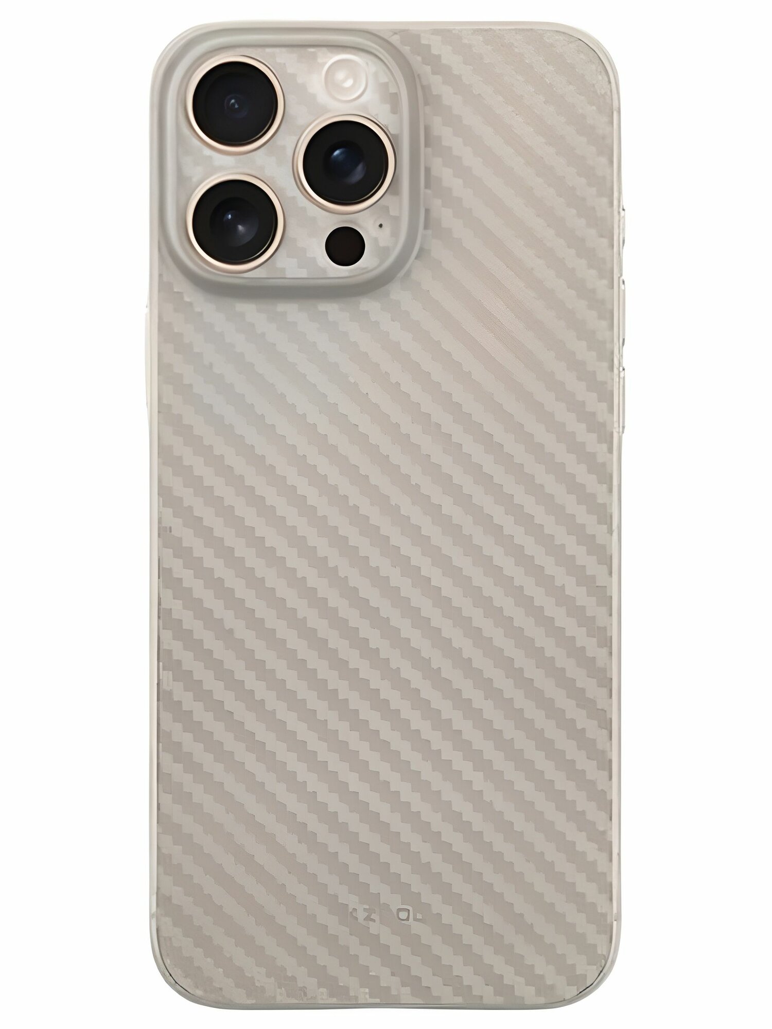 Чехол на iPhone 16 Pro Max, Air Carbon ультратонкий пластик, titanium grey