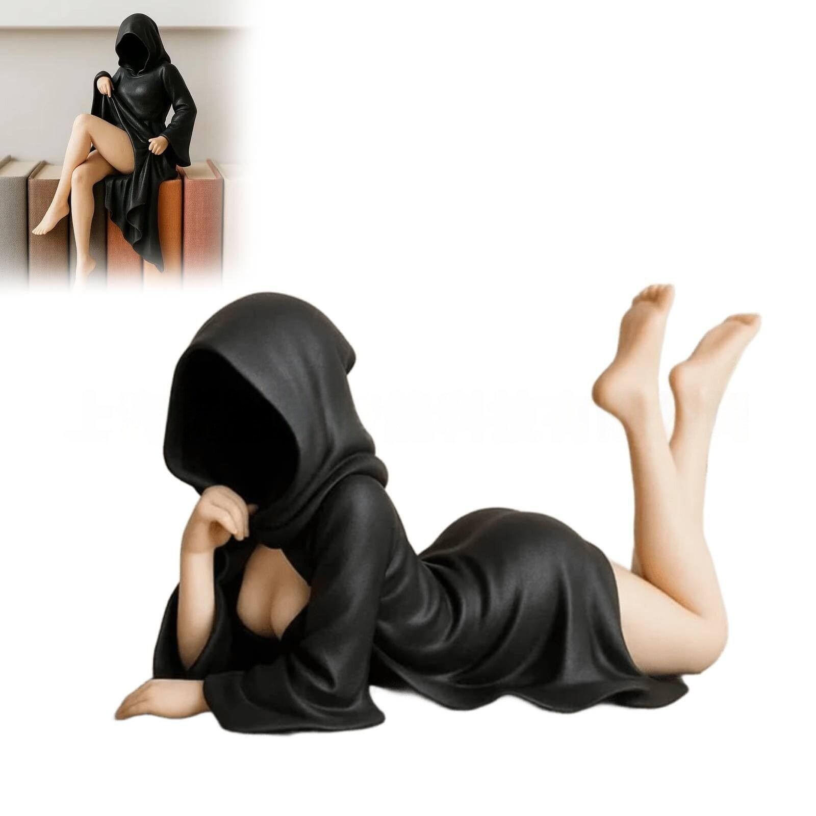 Декоративные предметы на полке，15cm，Mysterious Statue，Готические скульптурные садовые украшения